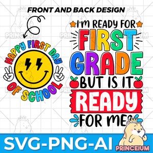 Back to School Teacher SVG Bundle: Retro, 1st Day of School, Teacher ...