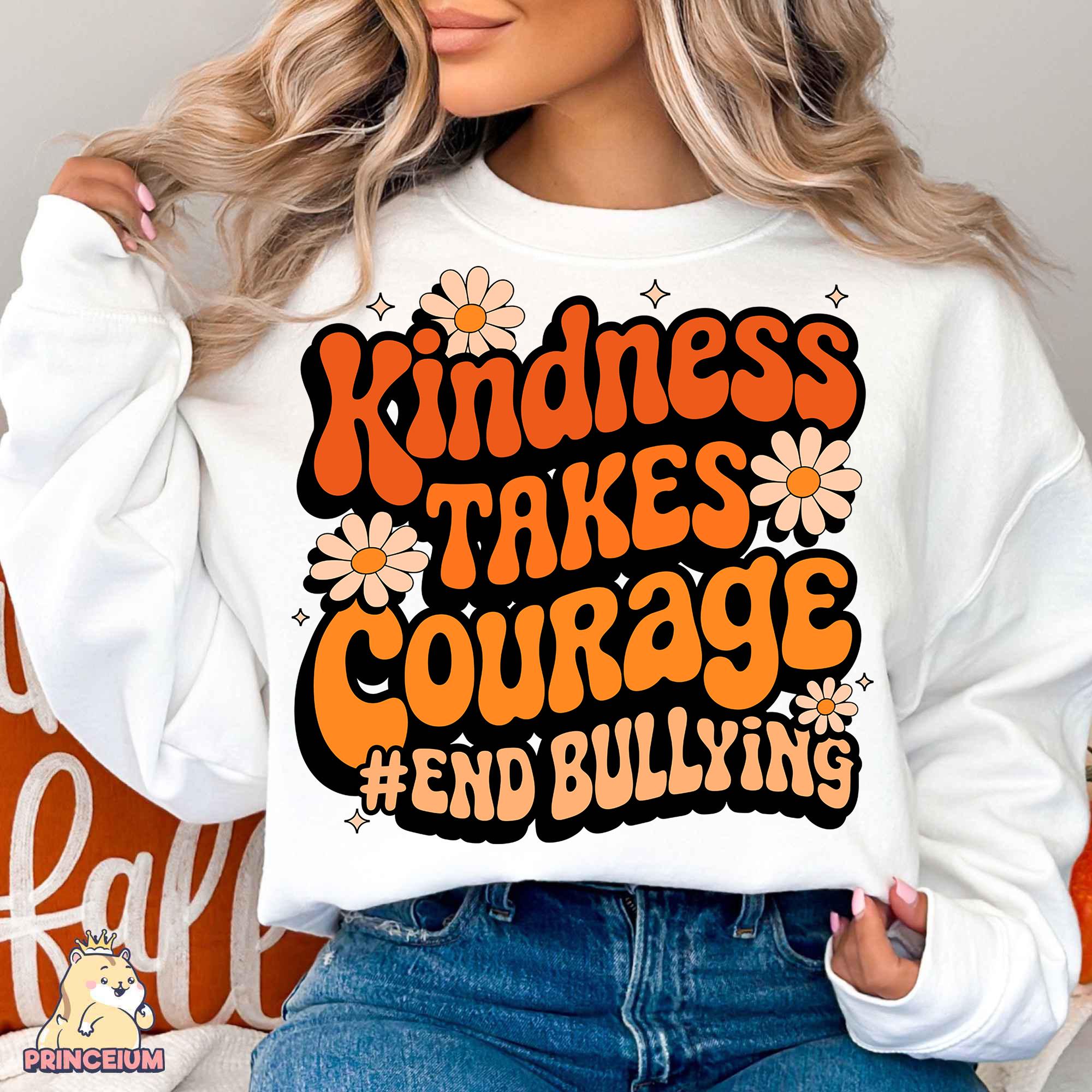 Kindness Takes Courage Png, Stop Bullying Png, End Bullying Png ...