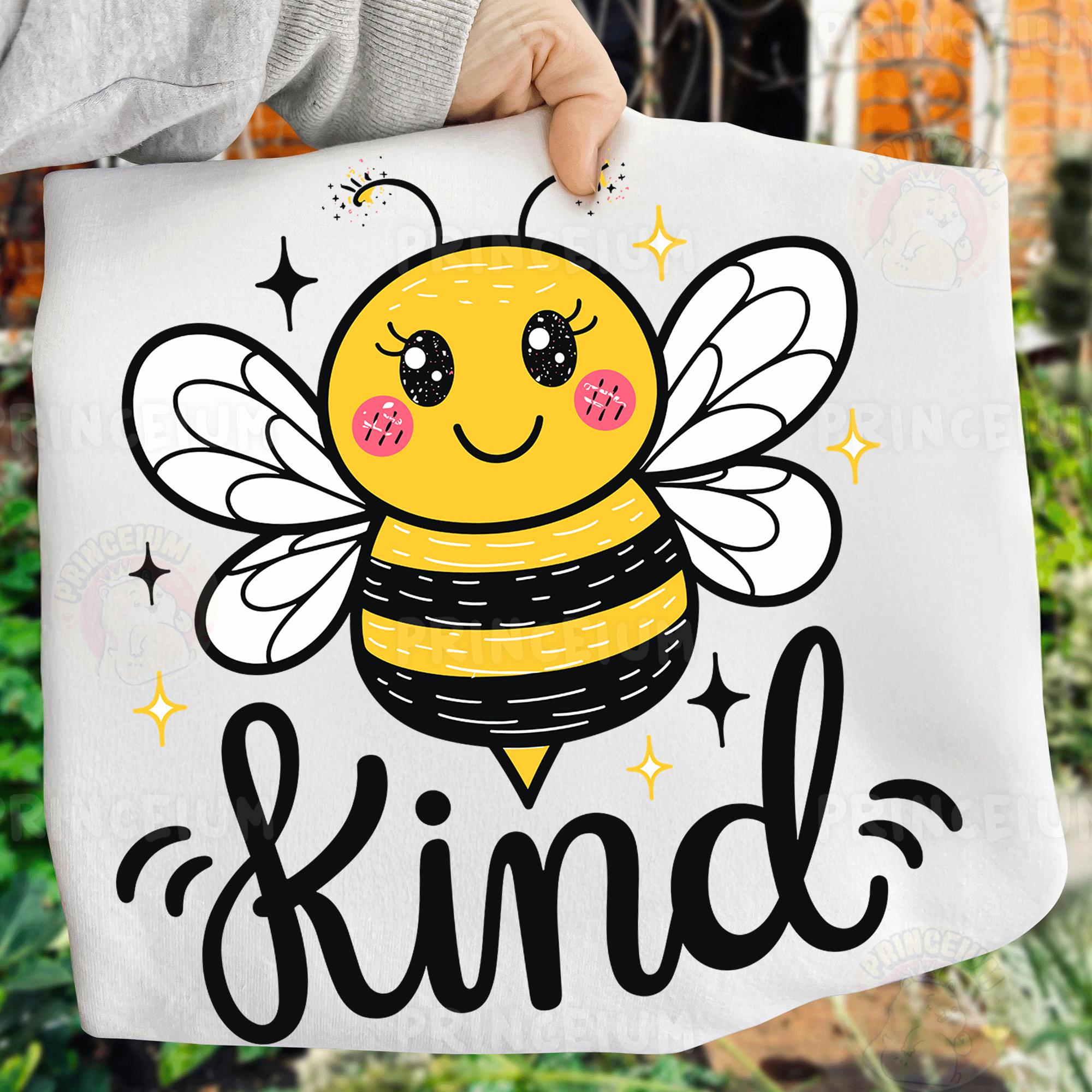 Bee Kind PNG Cute Bumblebee Sublimation Design Positive Kindness Quote ...
