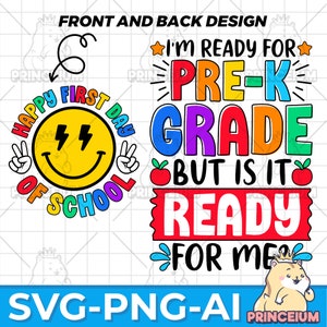 Back to School Teacher SVG Bundle: Retro, 1st Day of School, Teacher ...