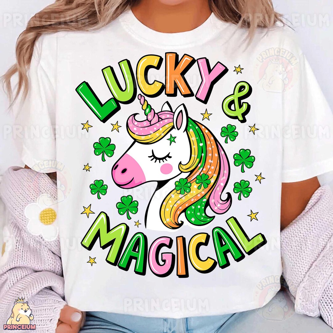 Lucky Magical Png, St Patrick Day Lucky Png, St Patrick Unicorn Day ...