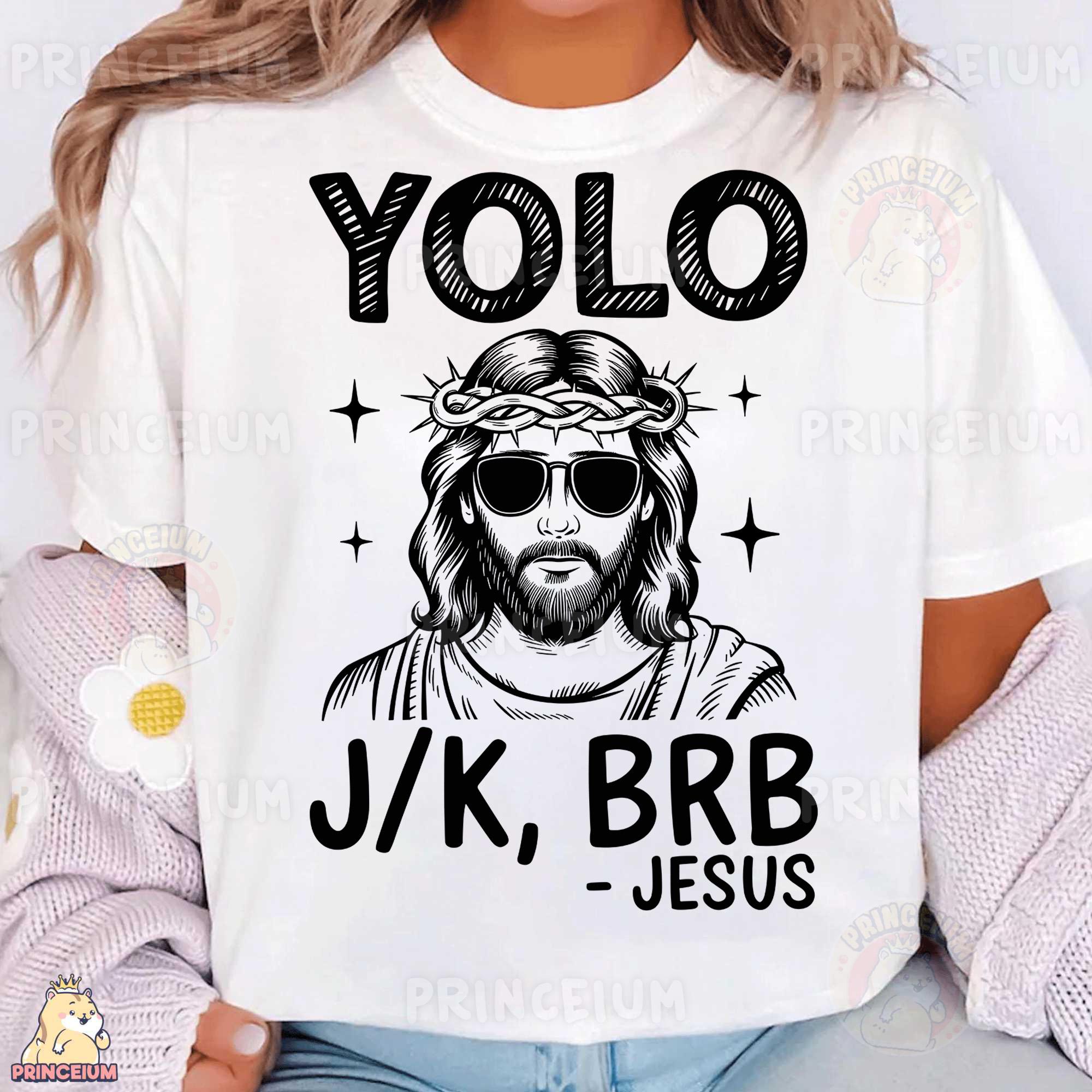 Yolo JK Brb Jesus Png, Cool Jesus Png, Sublimation Design - Etsy