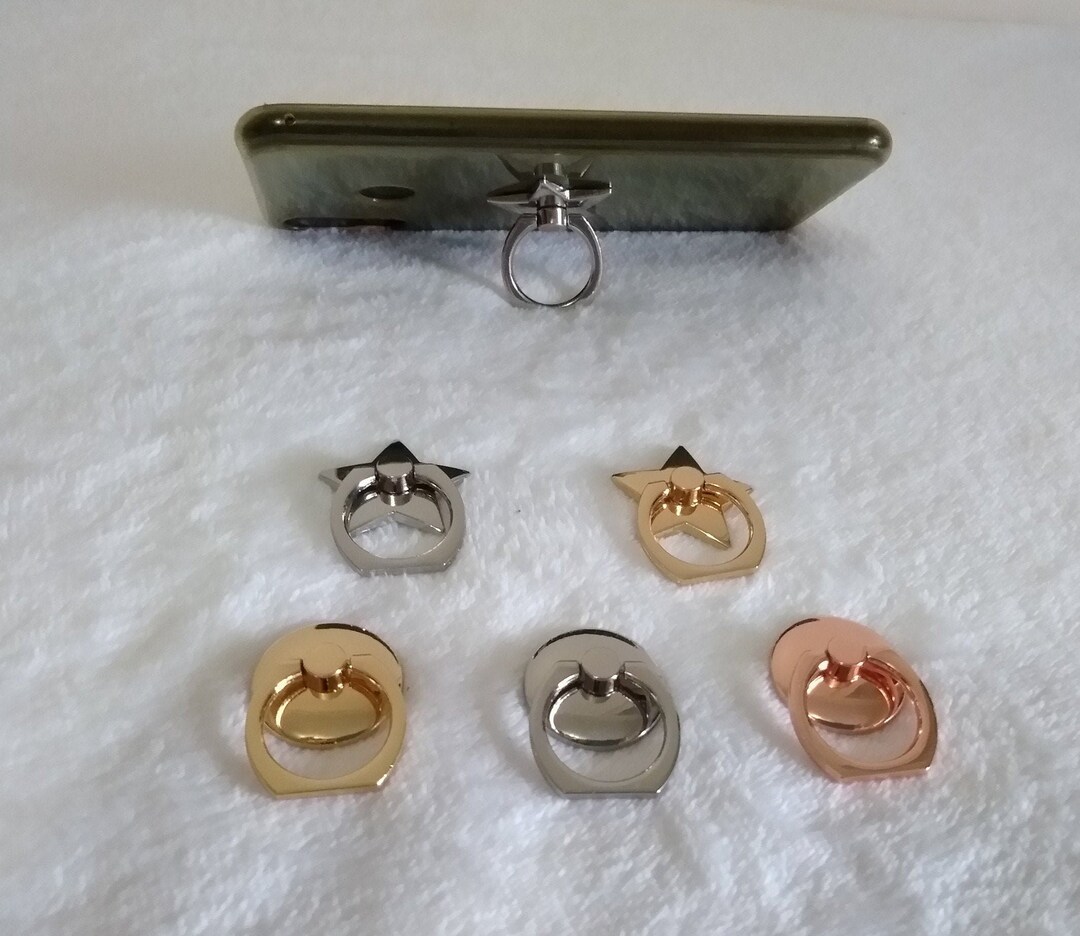 Elegant Cellphone Ring Stand, Phone Ring Holder, Metal Phone Ring Stand ...