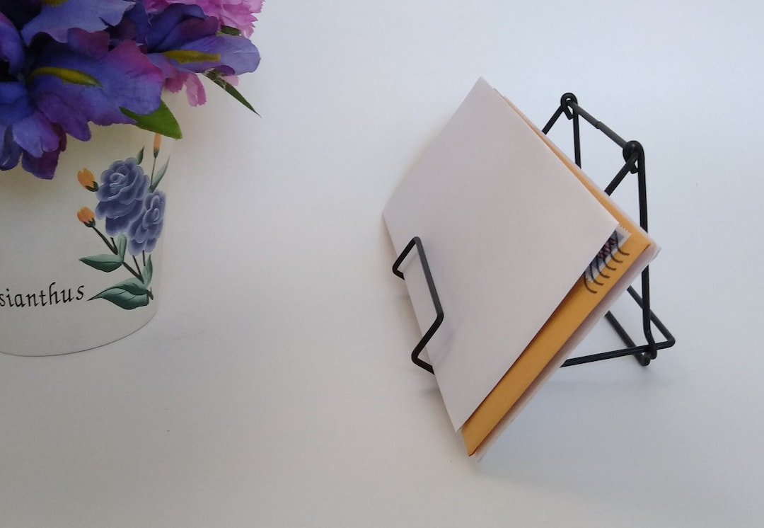 Cute Foldable Postcard Stand Metal Postcard Holder - Etsy