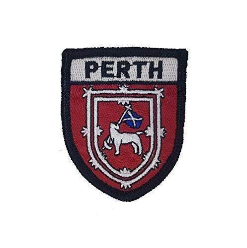 Perth Crest Scotland Shield Embroidery Patches Applique Patch - Etsy España
