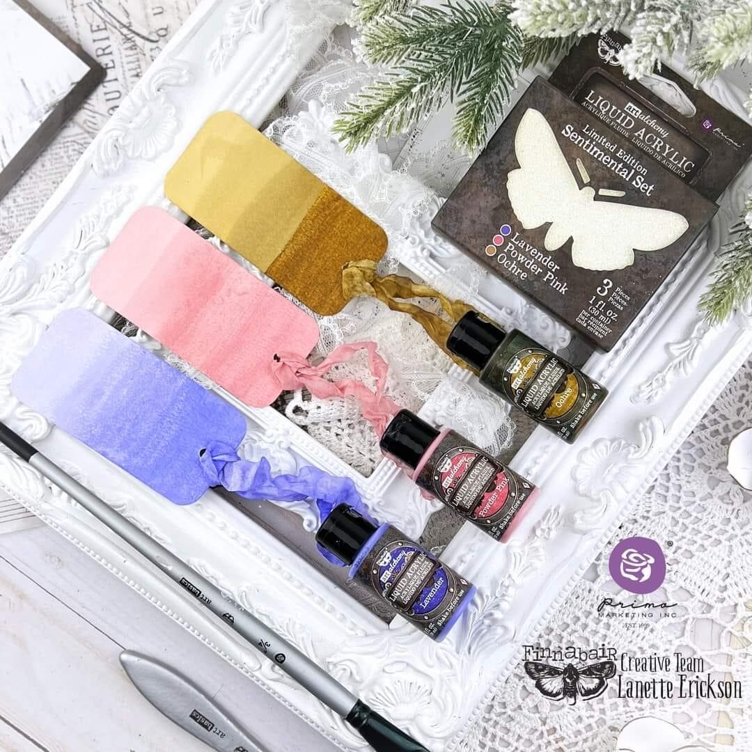 Sentimental Liquid Acrylic Paint Set | 3 Bottles, 40ml Each | Lavender ...