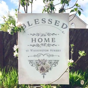 Blessed Home Decor Transfer | 24+ Product | Measures 24”x30” Total, 2 ...