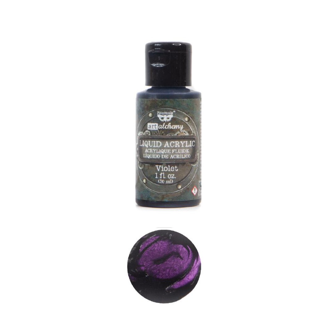 Violet Liquid Acrylic Paint | Art Extravagance | | Finnabair | 1 Bottle ...