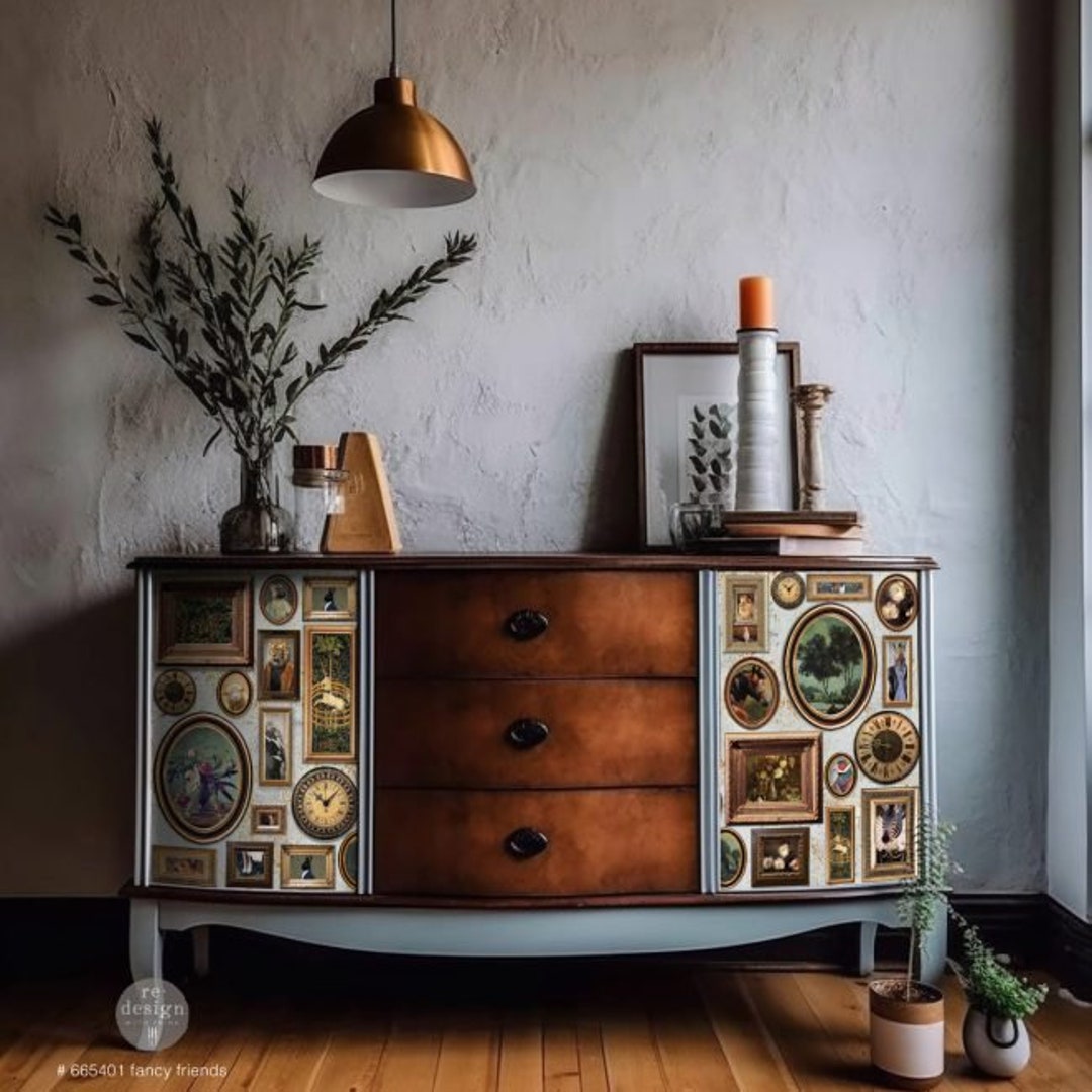 Fancy Friends | A1 Decoupage Fiber | 23.4”x33.1” | Collage Chronicles ...