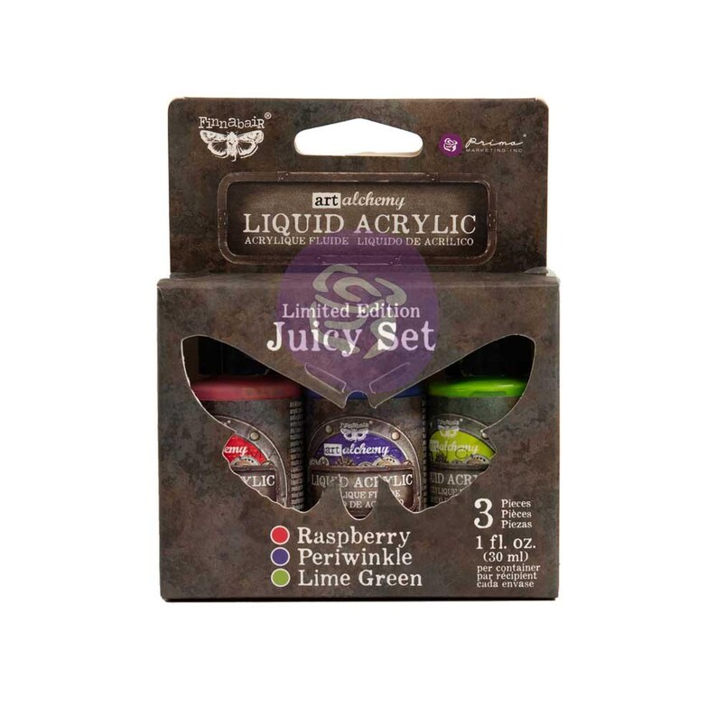 Juicy Art Alchemy Liquid Acrylic Paint Set | 3 Bottles, 30ml Each ...