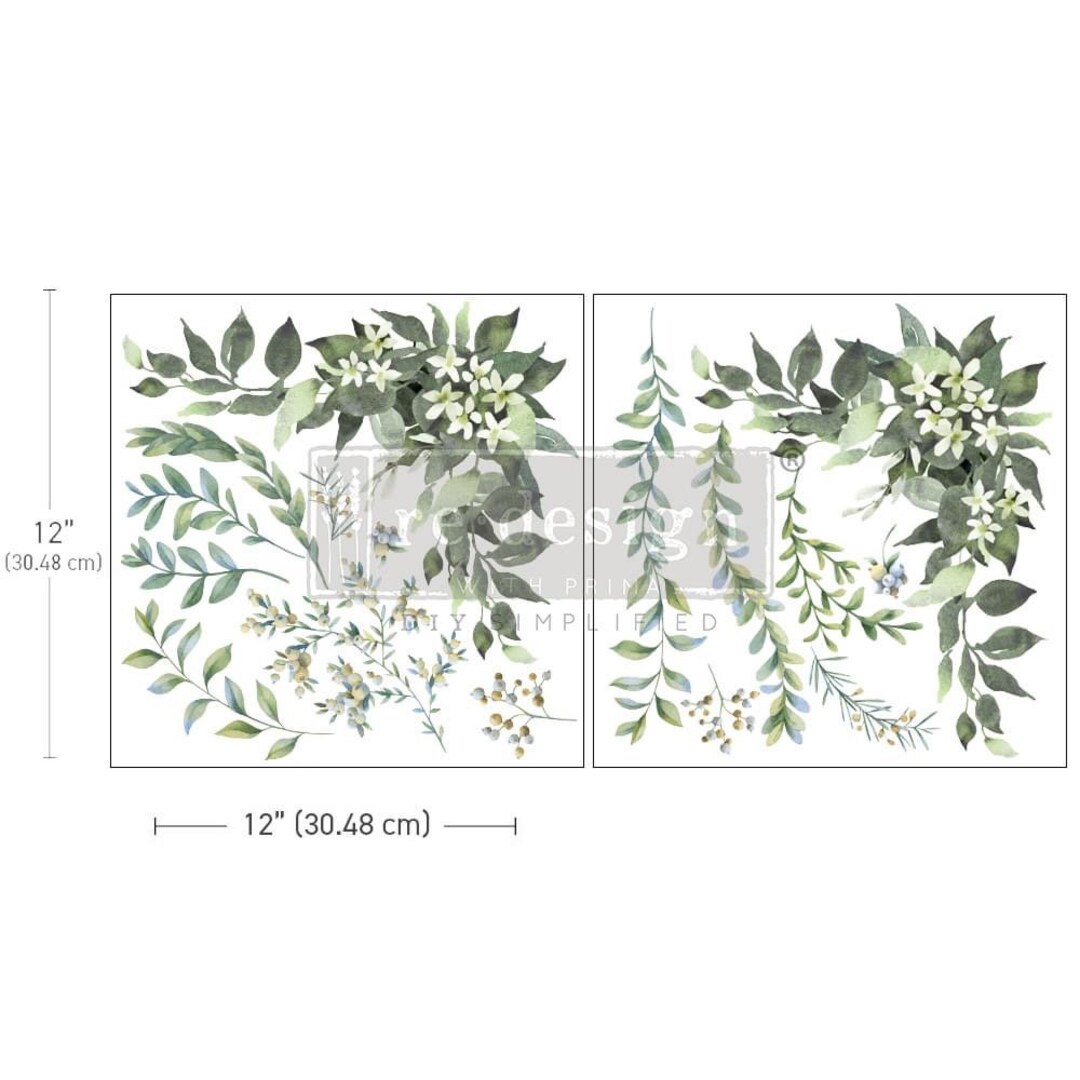 Country Charm Transfer | 2 Sheets, 12”x12” | Redesign With Prima - Etsy