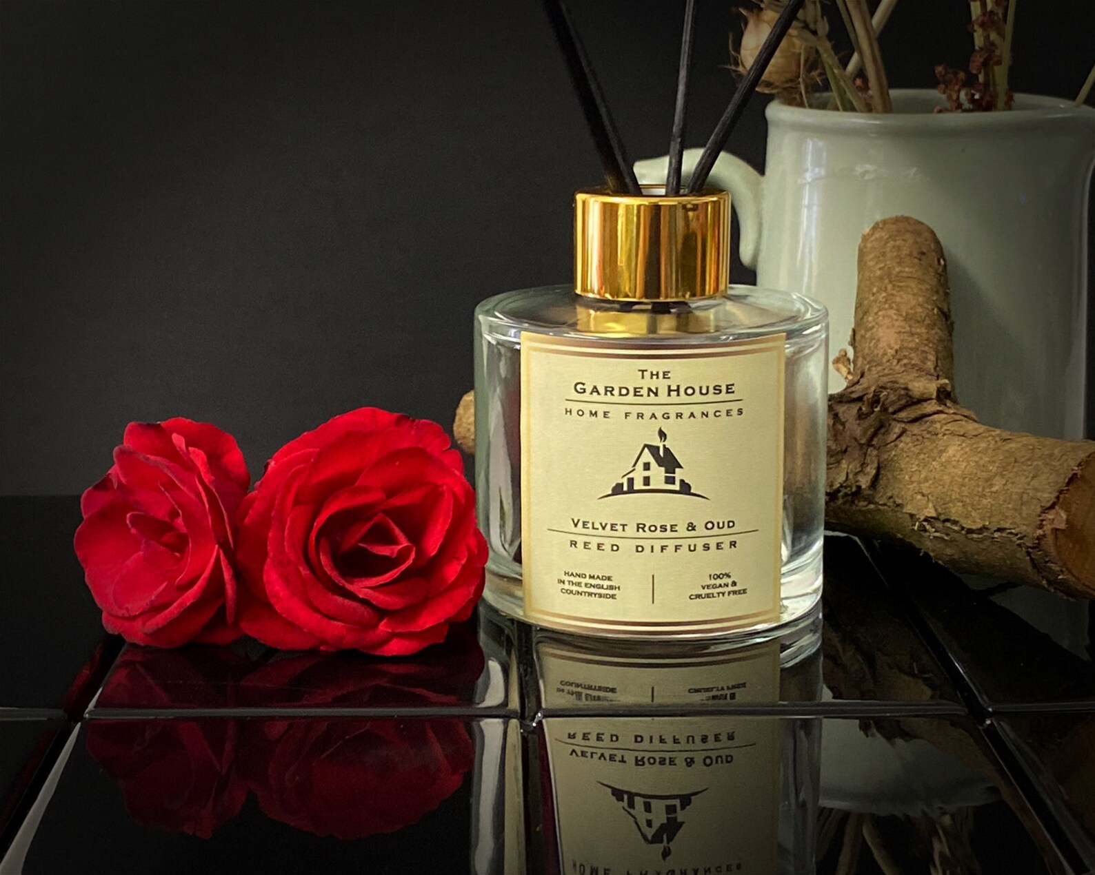 Velvet Rose & Oud Reed Diffuser 100ml 100% Vegan Cruelty | Etsy