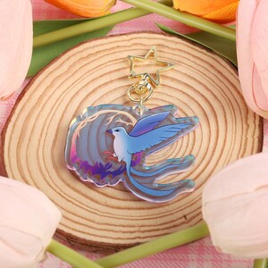 Final Fantasy XIV Inspired Rainbow Meteion Bird Charms - Etsy