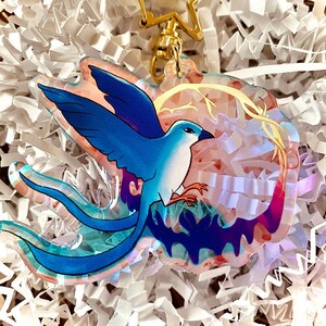 Final Fantasy XIV Inspired Rainbow Meteion Bird Charms - Etsy