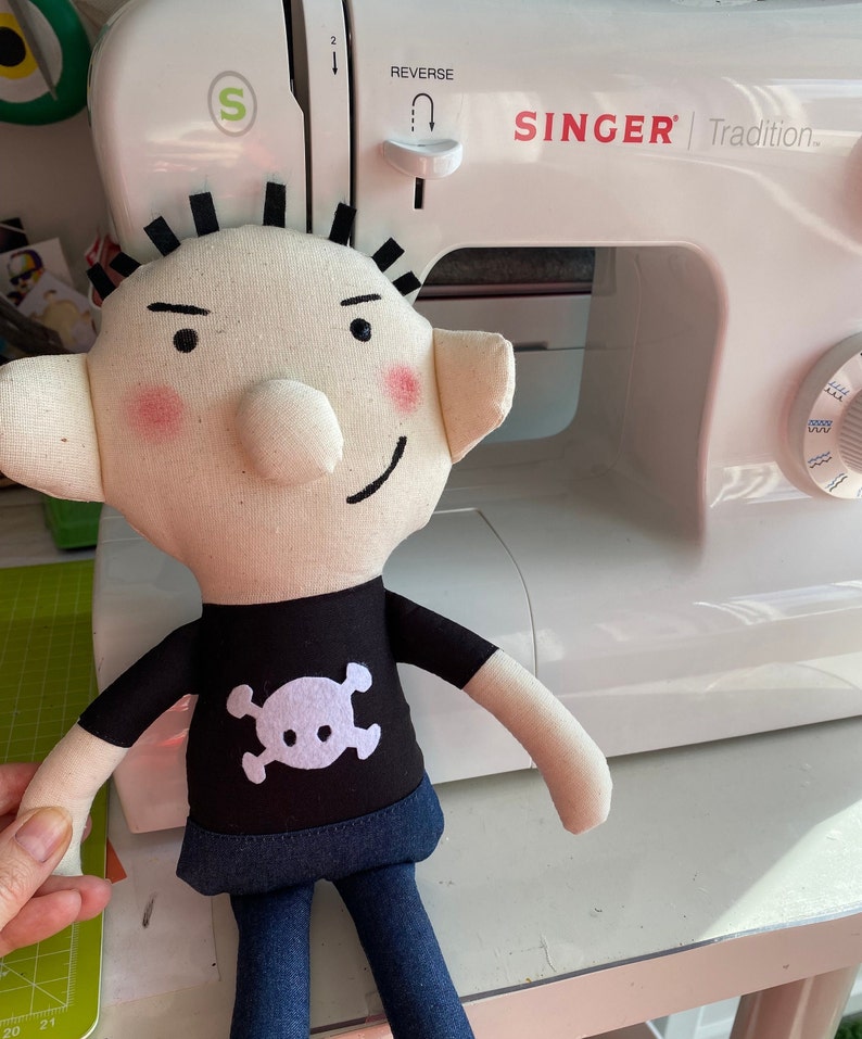 Diary of a Wimpy Kid Rodrick Rules Rodrick Doll Soft Fabric - Etsy