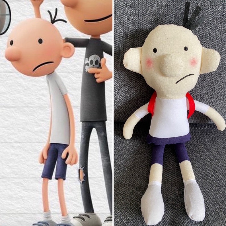 Diary of a Wimpy Kid Greg Heffley Plush Doll Soft Fabric - Etsy Australia