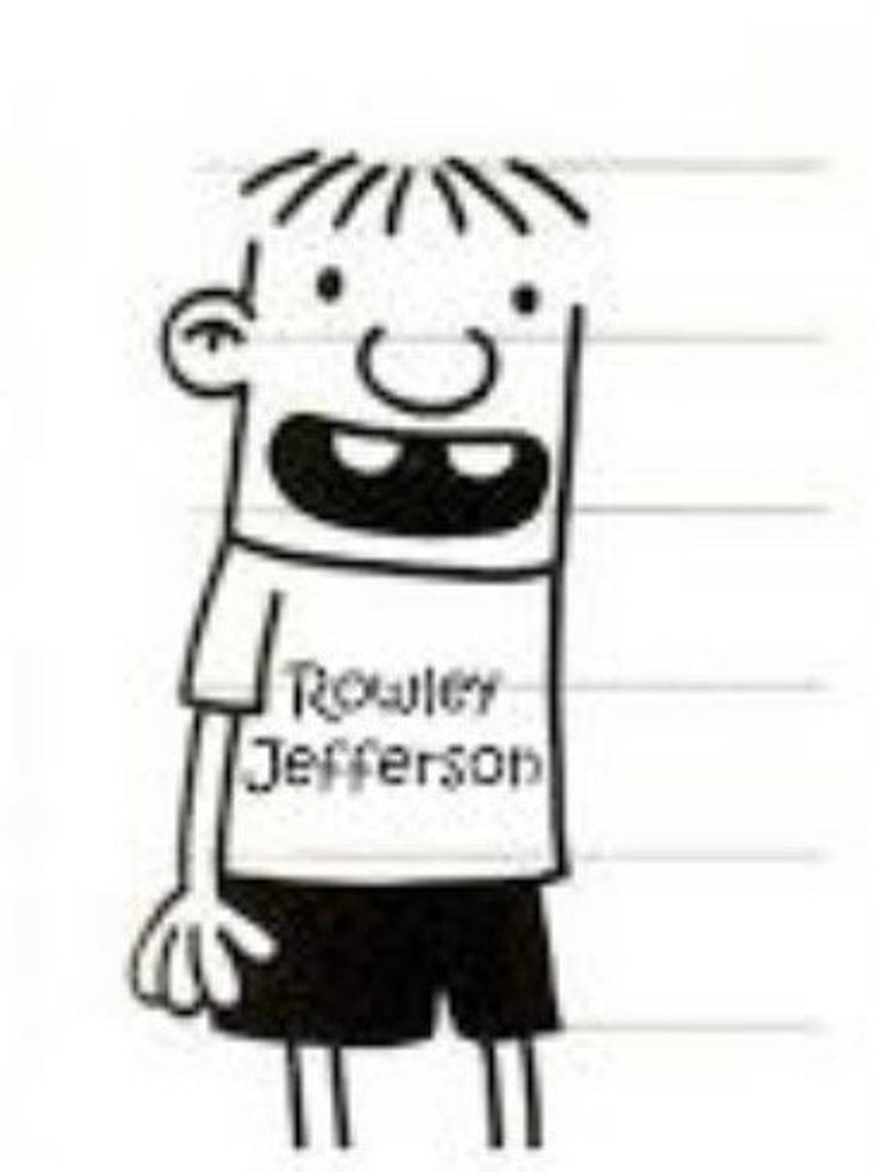 Diary of a Wimpy Kid, Rowley Jefferson, Plush Soft Fabric Doll, Rodrick ...