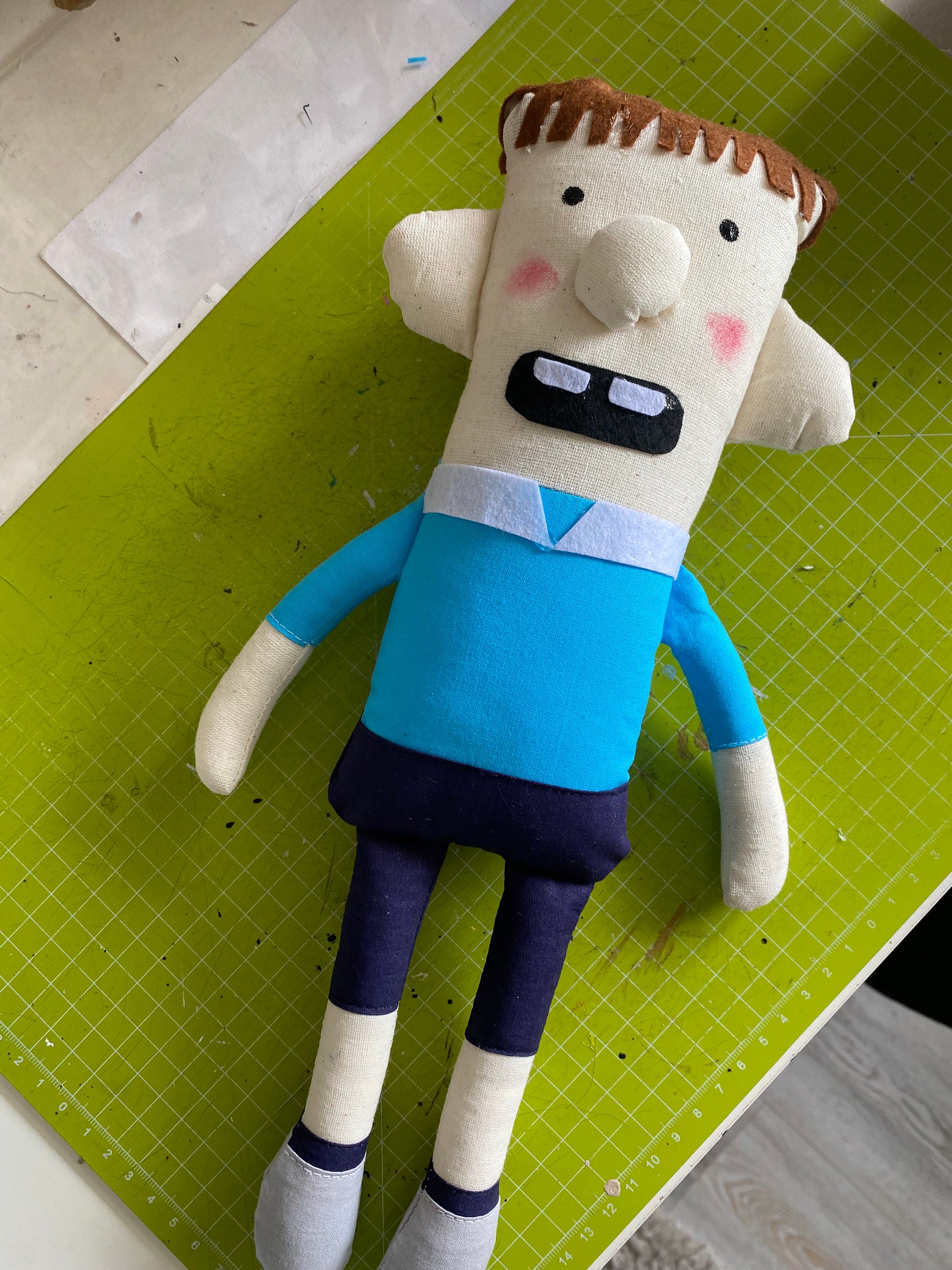 Diary of a Wimpy Kid, Rowley Jefferson, Plush Soft Fabric Doll, Rodrick ...