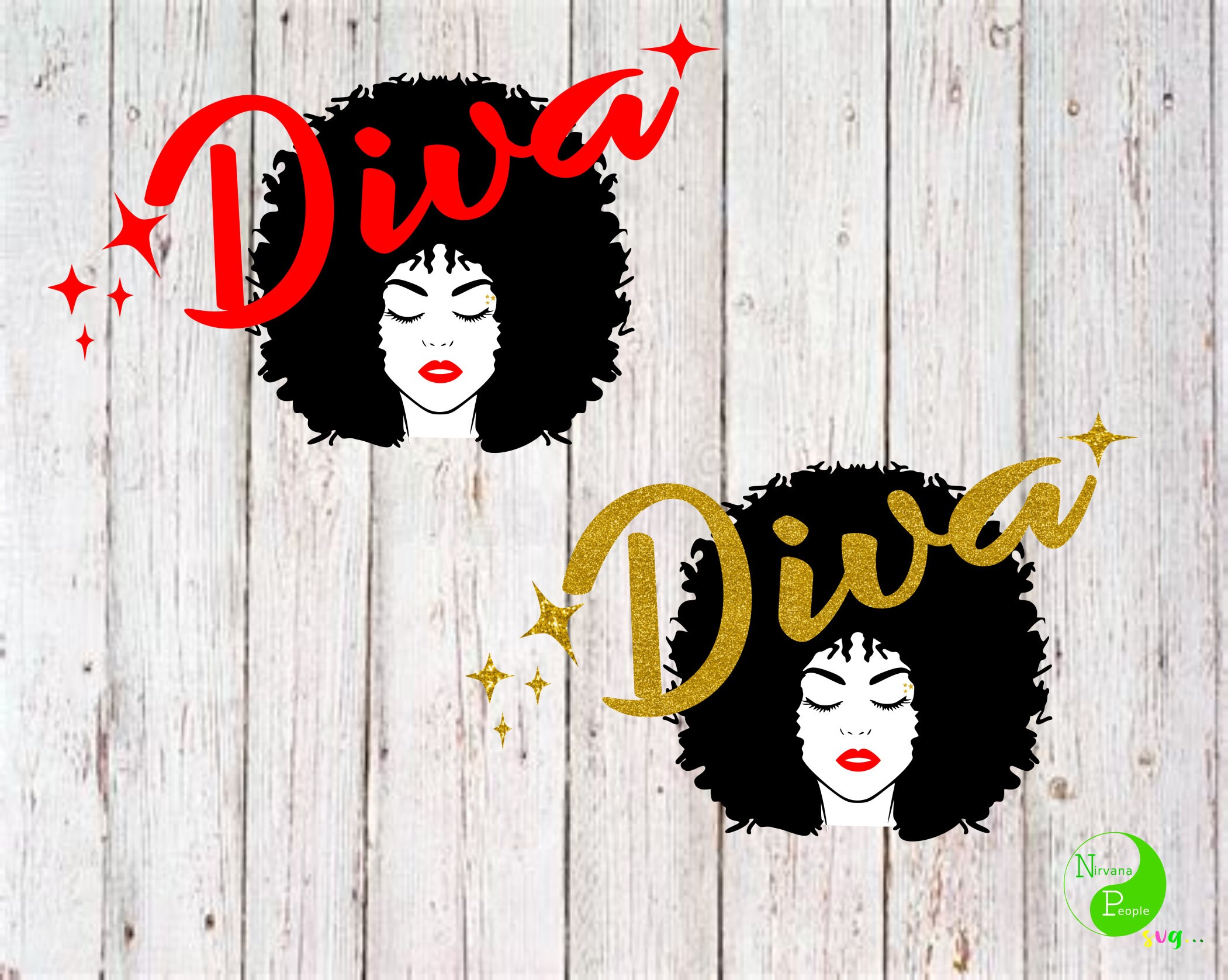Diva Svg, Girl Diva, Afro Diva, Black Girl, Birthday Queen, January ...
