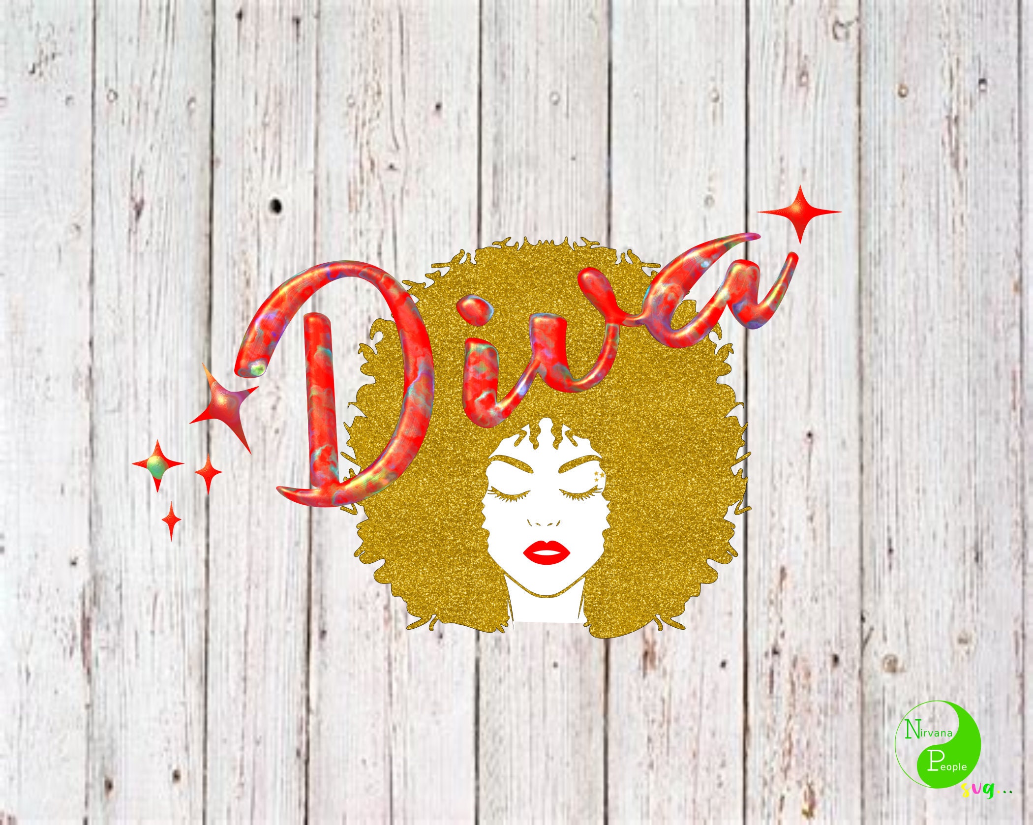 Diva Svg Girl Diva Afro Diva Black Girl Birthday Queen - Etsy