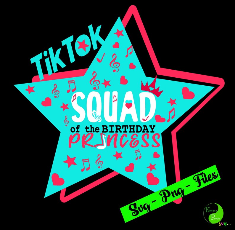 Tik Tok Birthday Squad Svg Birthday Squad Svg Tik Tok Squad Svg Tik Tok Birthday Svg