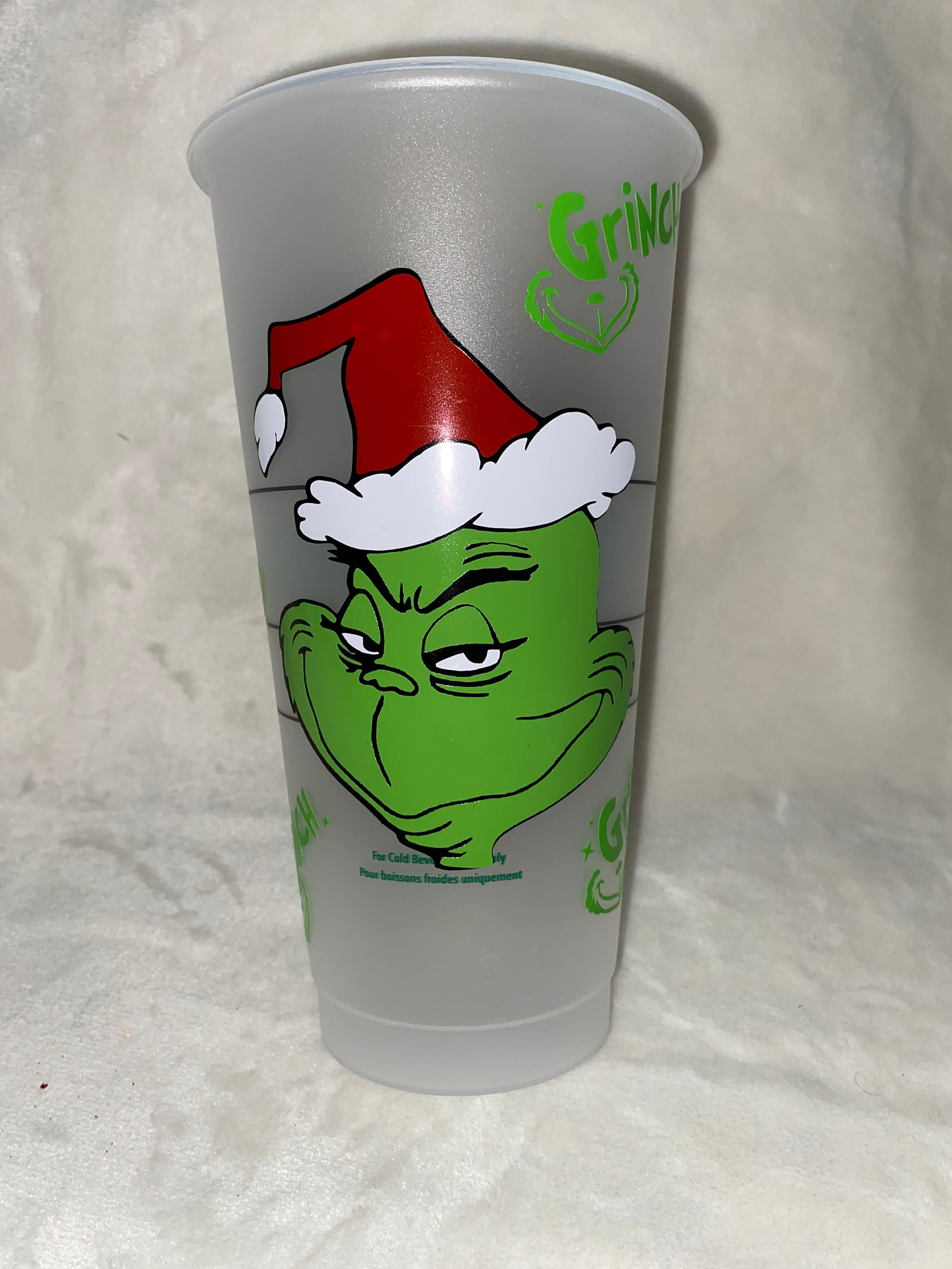 Grinch Reusable Cup - Etsy