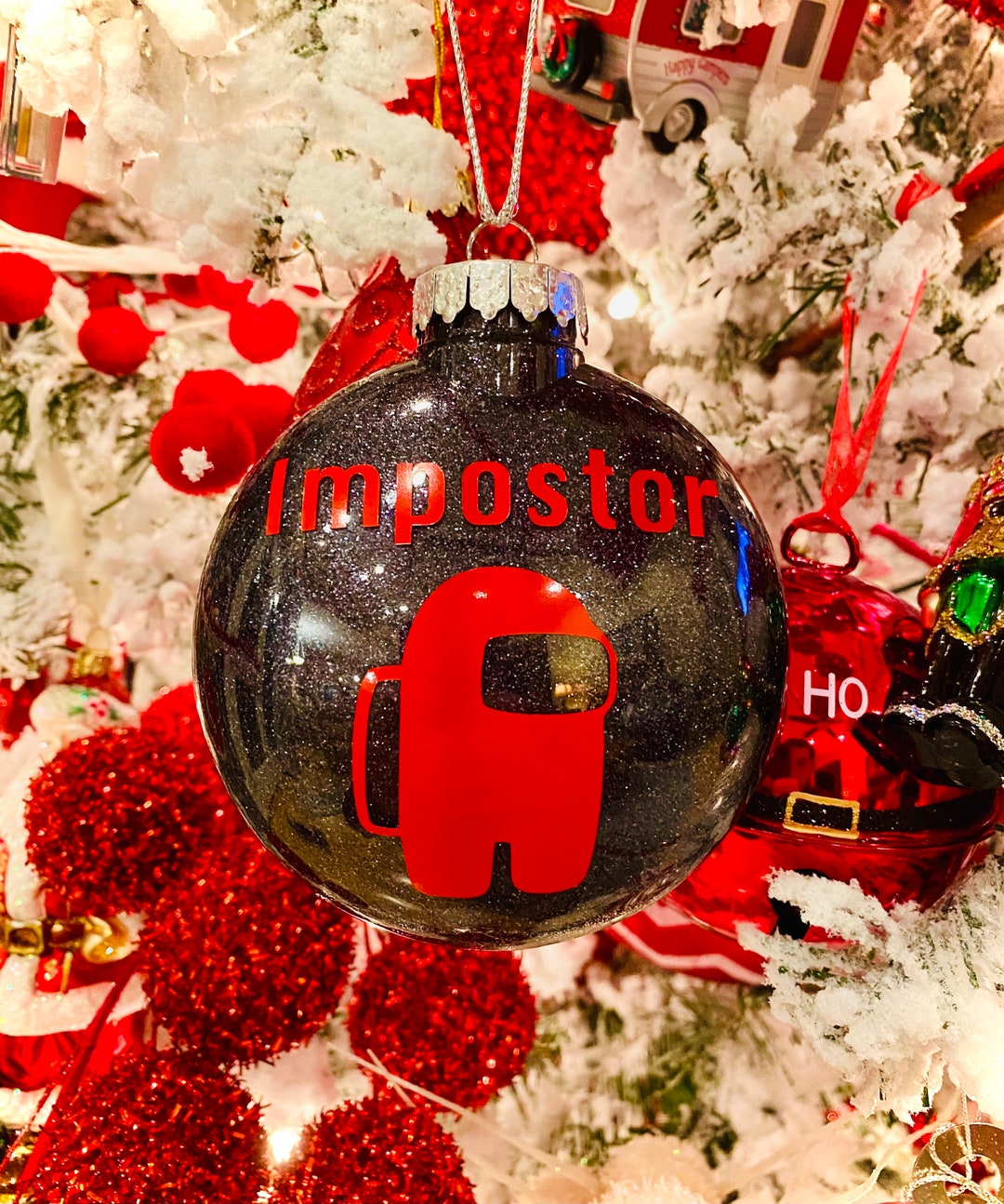 Among Us Inspired Christmas Ornament Among Us Game Inspired - Etsy