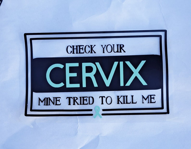 Cervical Cancer Sticker - Etsy