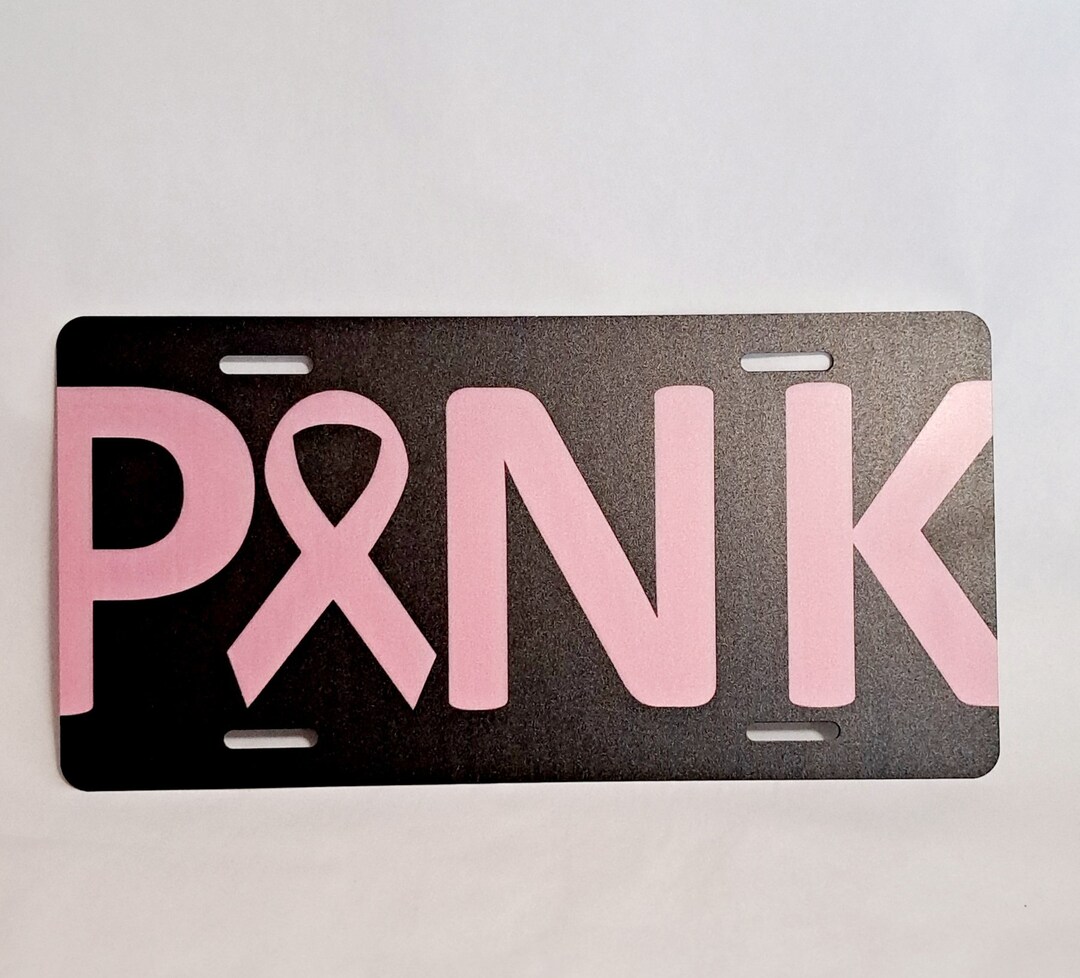 Breast Cancer License Plate - Etsy