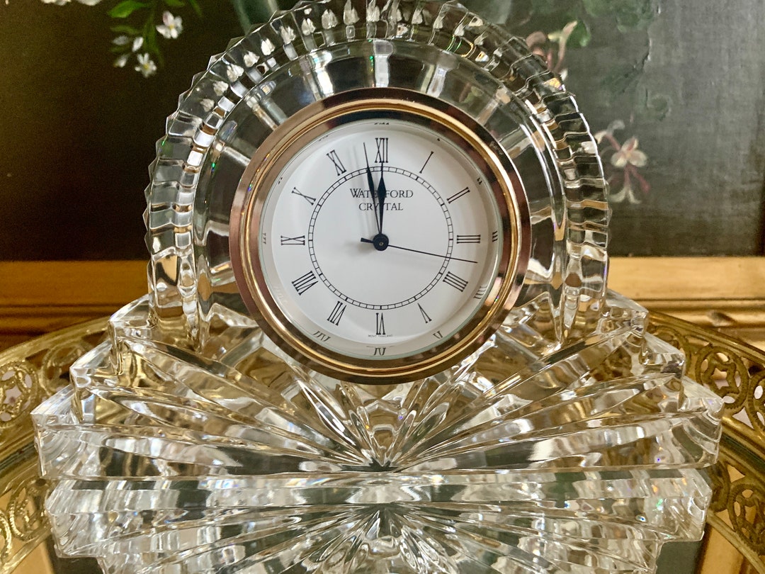 Waterford Crystal Large Lismore Clock Waterford Crystal Clock - Etsy