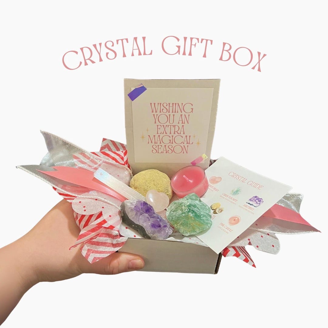 CRYSTAL GIFT BOX Holiday Edition Christmas Crystal Gift Box - Etsy