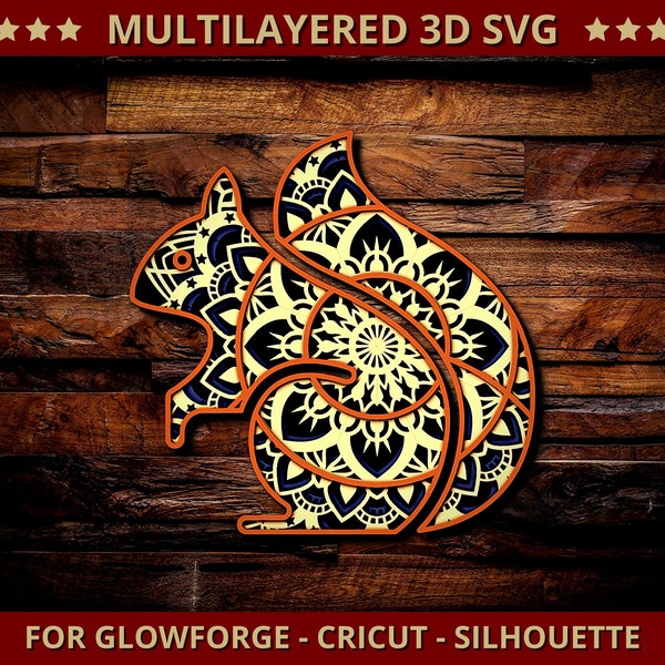 Laser File Squirrel - Etsy