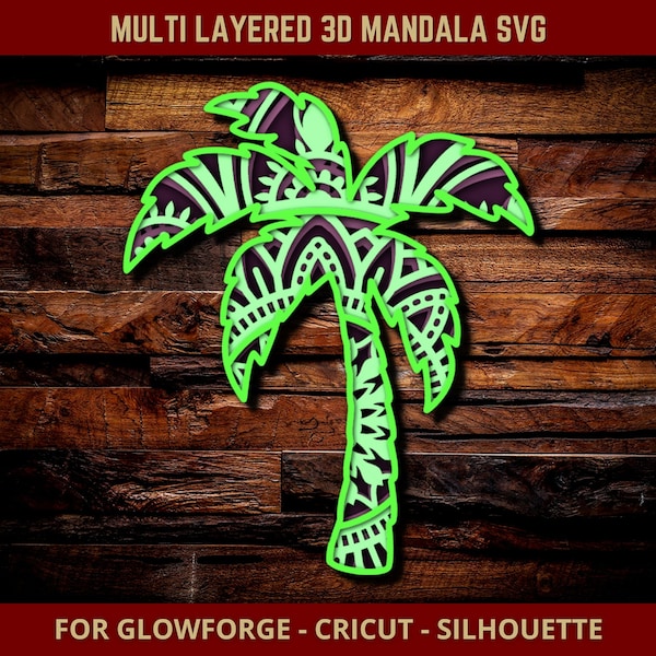 Palm Tree Svg - Etsy