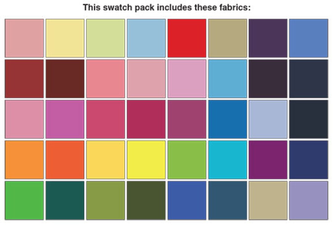 Superior Solids 10x10 by Benartex - Etsy