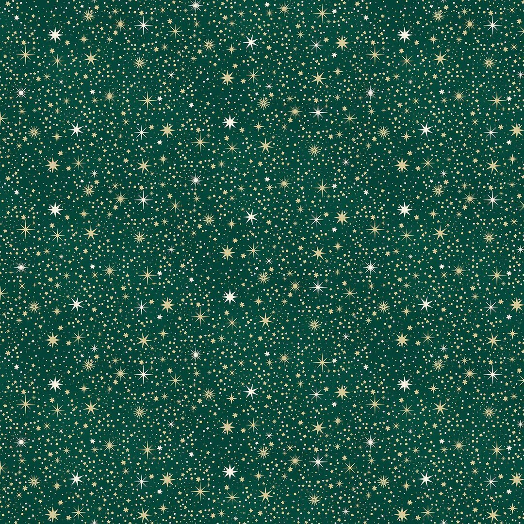 Enchanted – Celestial Green by Makower - Etsy