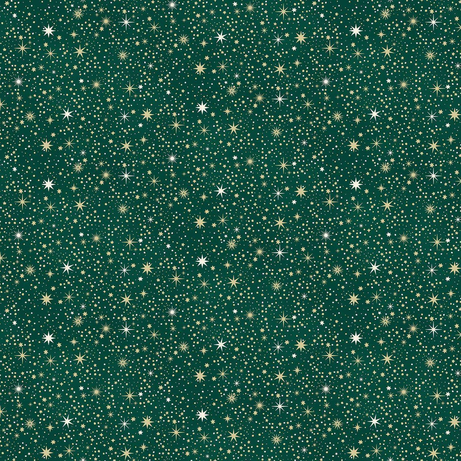 Enchanted – Celestial Green by Makower - Etsy