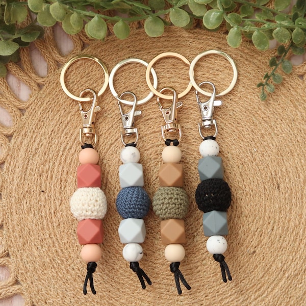 Beaded Keychains - Etsy