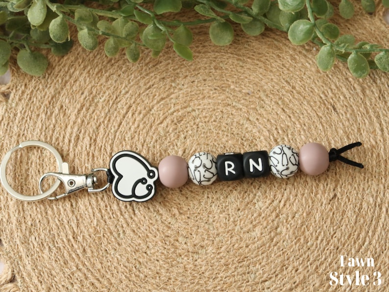 RN Keychain Nurse Keychain Keychain for Nurses Nursing - Etsy