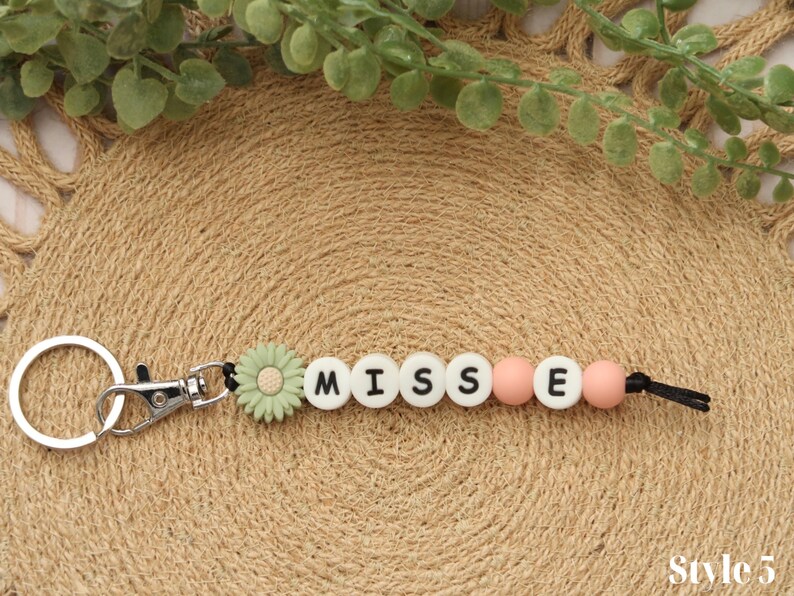 Teacher Name Keychain Teacher Keychains Gift for Teachers - Etsy