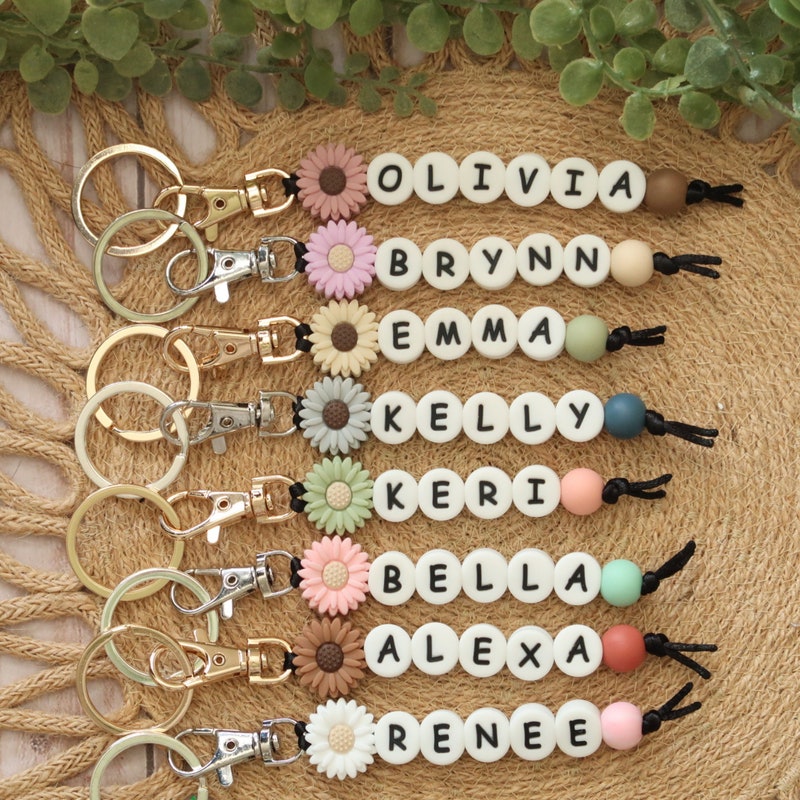 Name Keychain - Etsy