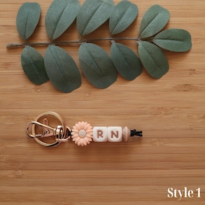 RN Keychain, Nurse Keychain, Keychain for Nurses, Nursing Keychain ...