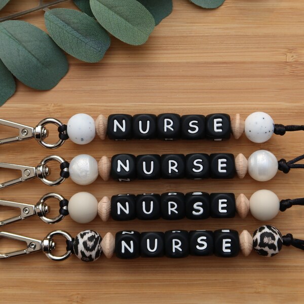 Nurse Keychain - Etsy
