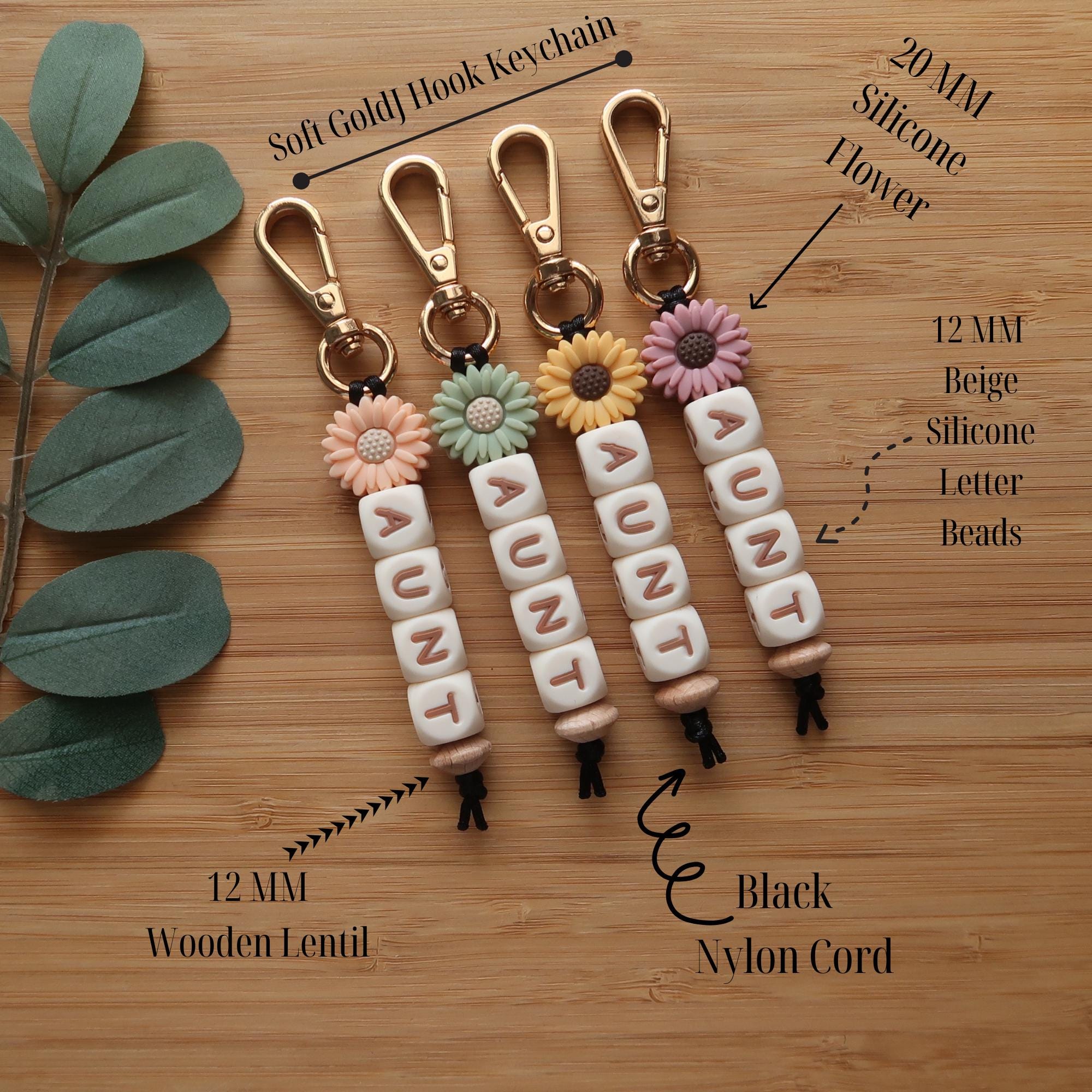 Aunt Keychain, Auntie Keychain, Keychain for Aunt, Aunt Gift, New Aunt ...