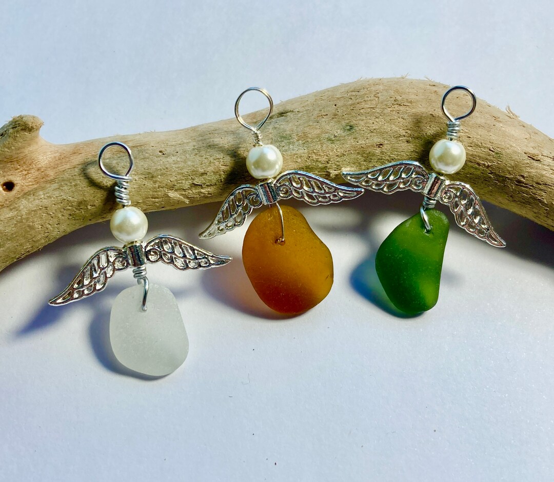 Sea Glass Angel, Sea Glass Fairy. Sea Glass Decoration. - Etsy