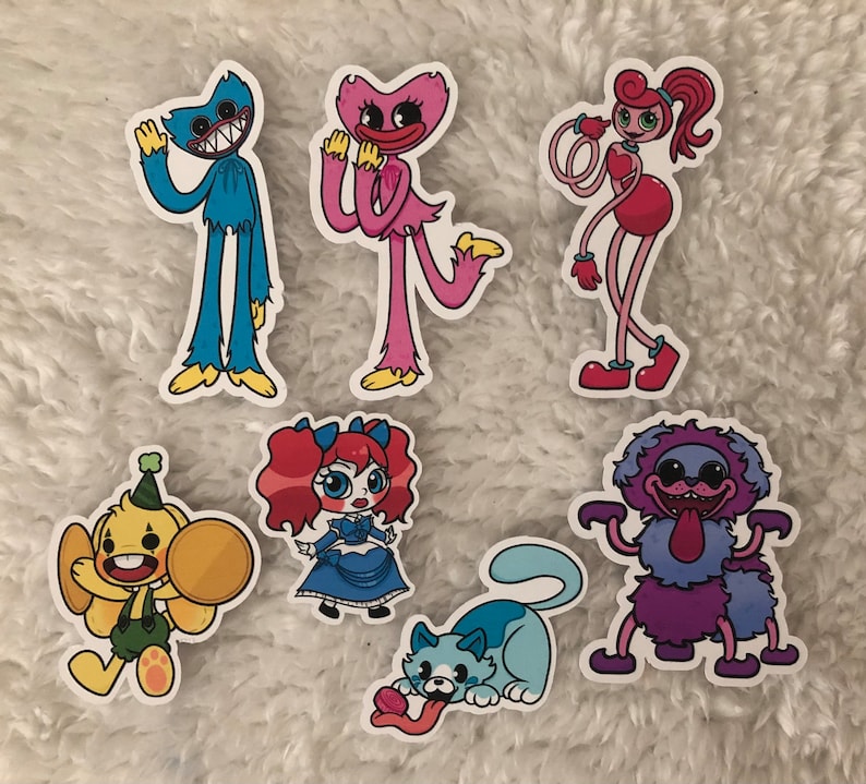 Poppy Playtime Stickers | Etsy UK