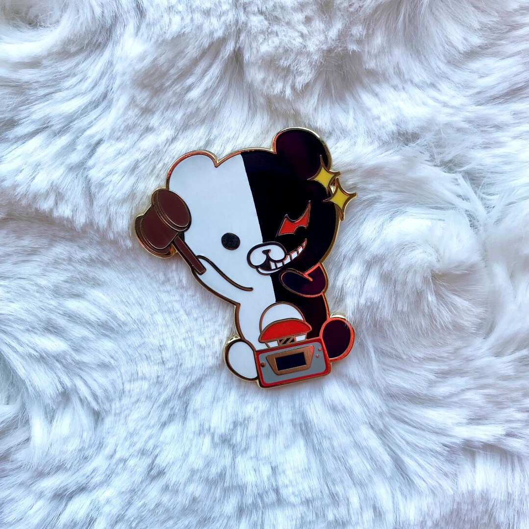 Danganronpa | MISPRINT: Monokuma Enamel Pin - Etsy