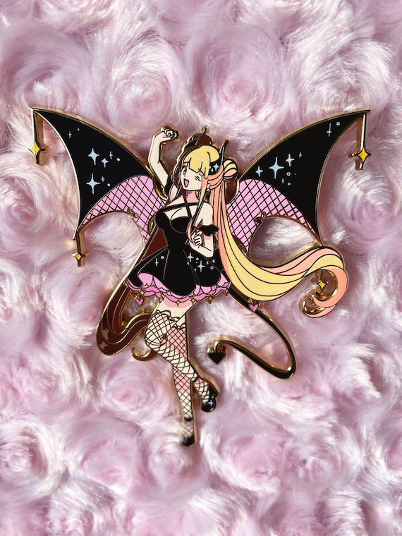 Demon Gomi Vtuber Enamel Pin | Etsy
