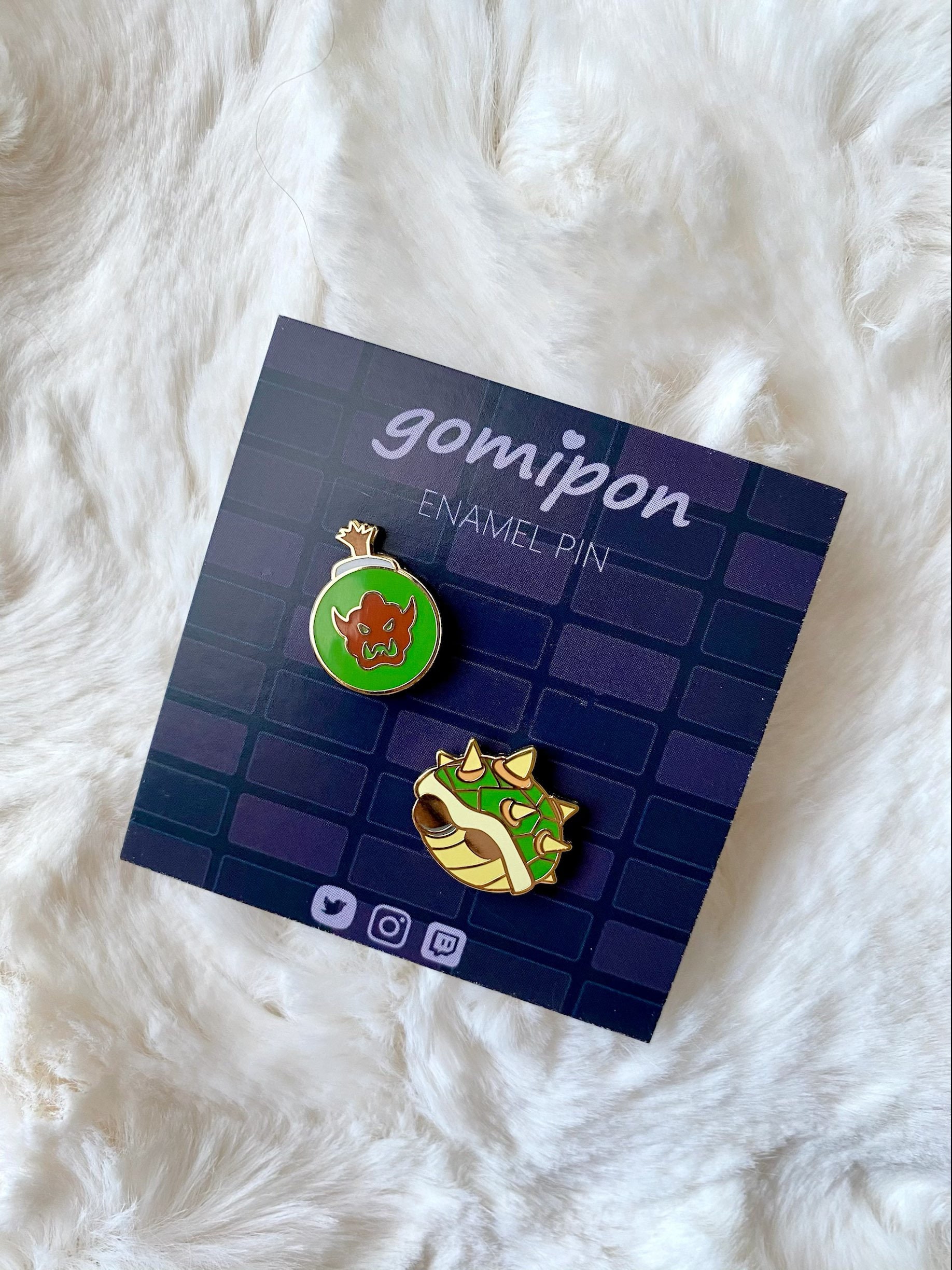 Bowsette Filler Enamel Pins - Etsy