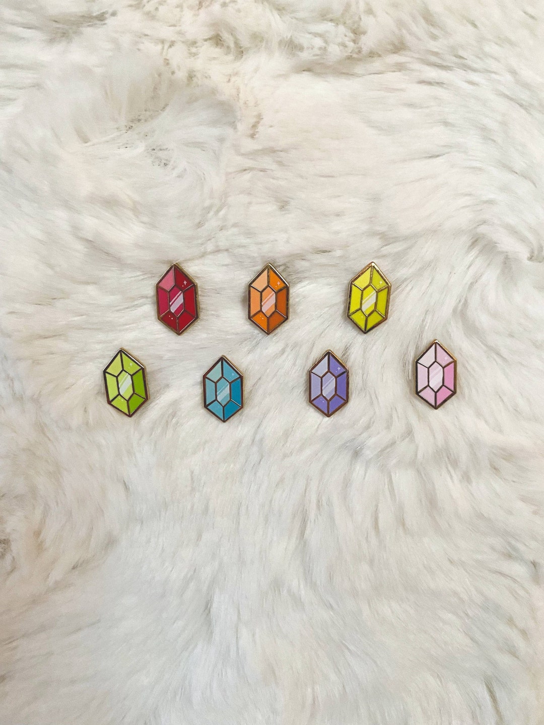 Pastel Rupee Filler Enamel Pin Set - Etsy