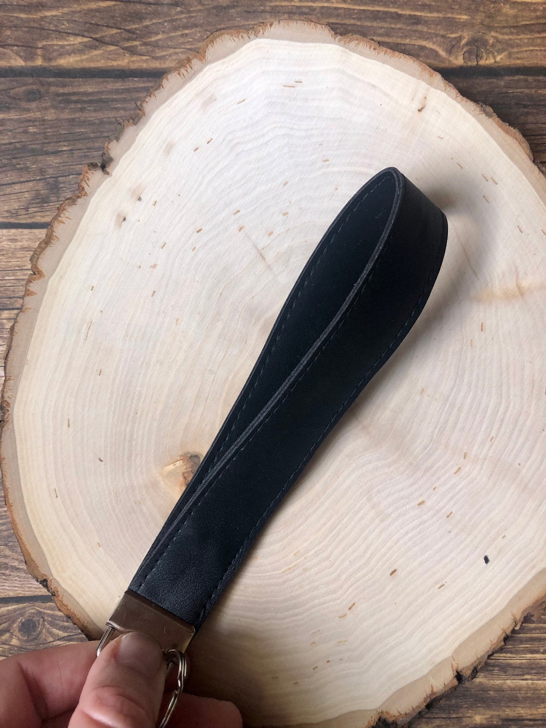 Keychain Wristlet for Guys, Wristlet Keychain for Men, Black Keychain ...